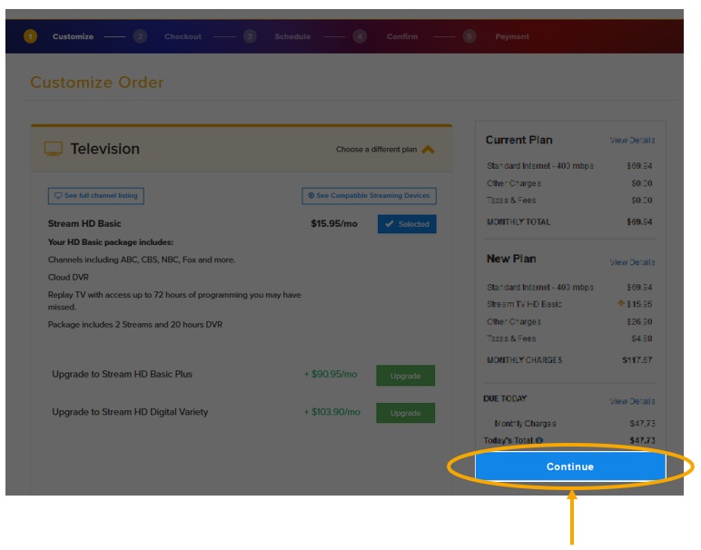 How do I upgrade or add new service if I am an existing subscriber?