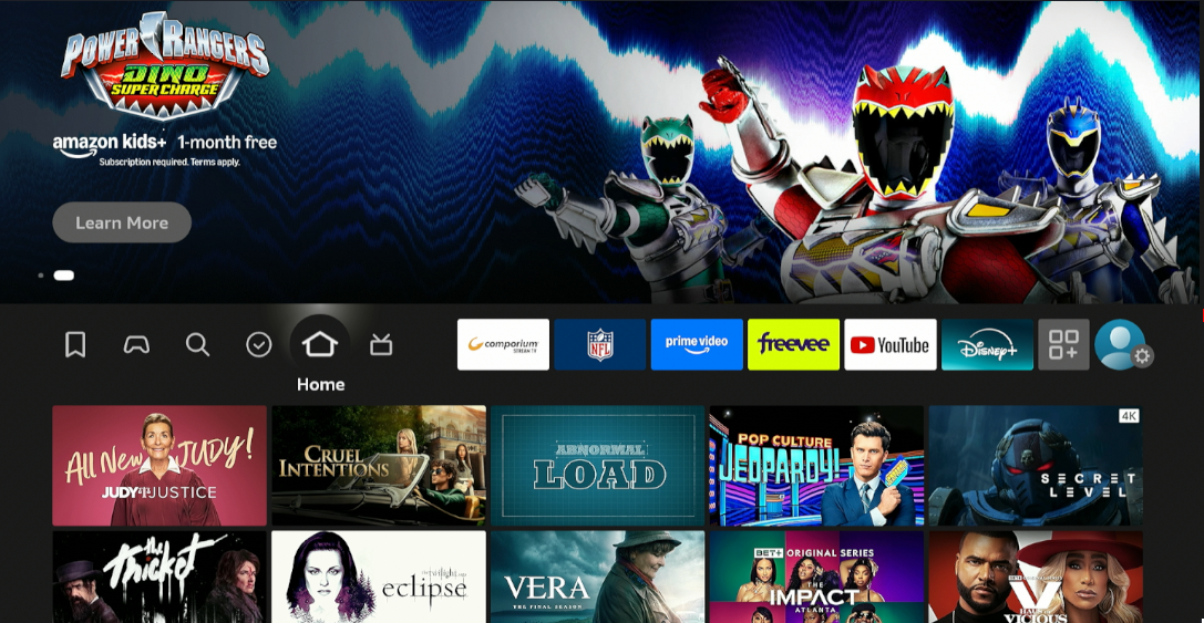How do I customize my apps on the Firestick home screen?