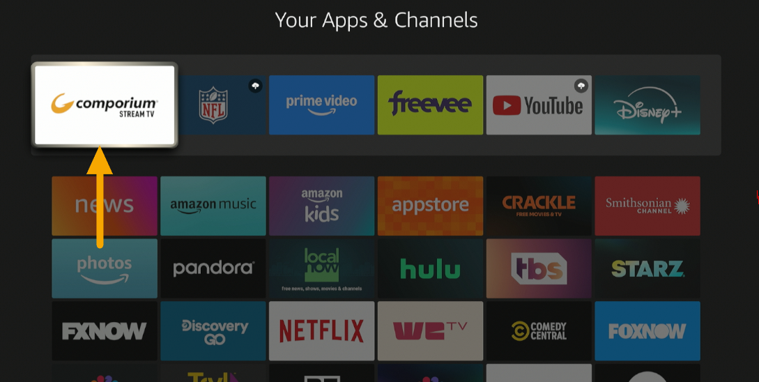 How do I customize my apps on the Firestick home screen?