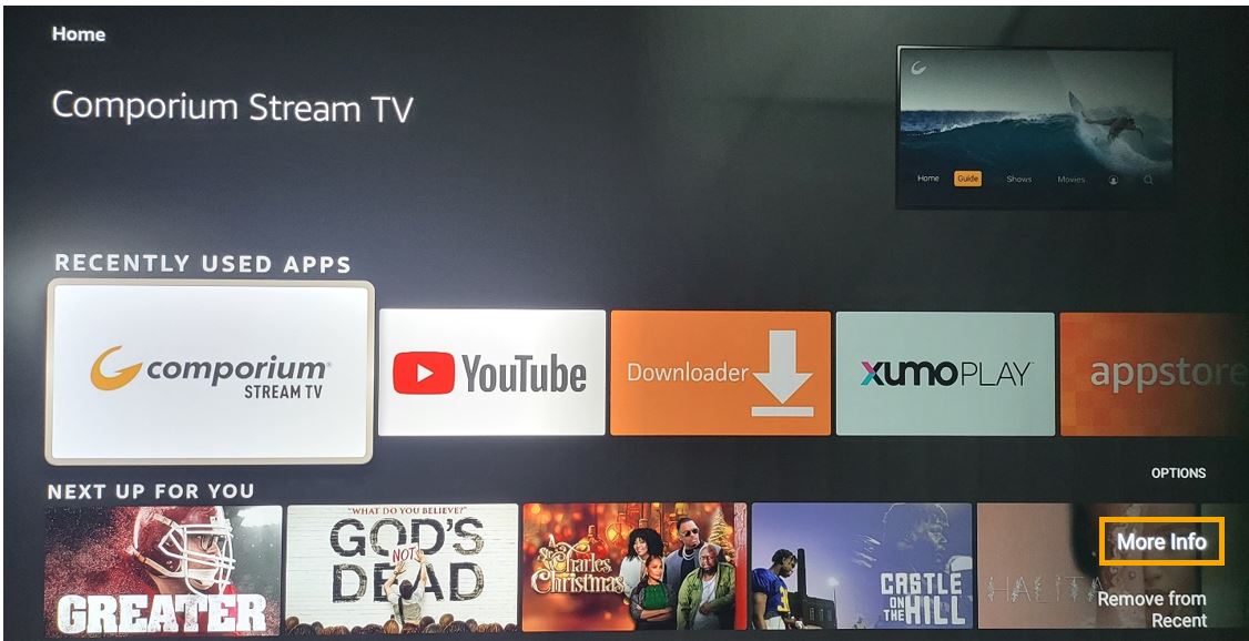 How do I manually update Stream TV on Firestick?