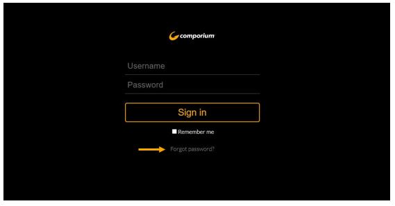 How do I reset my Stream TV password?