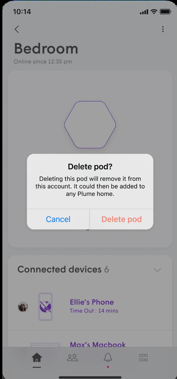 How do I add or remove a pod to my Plume network?