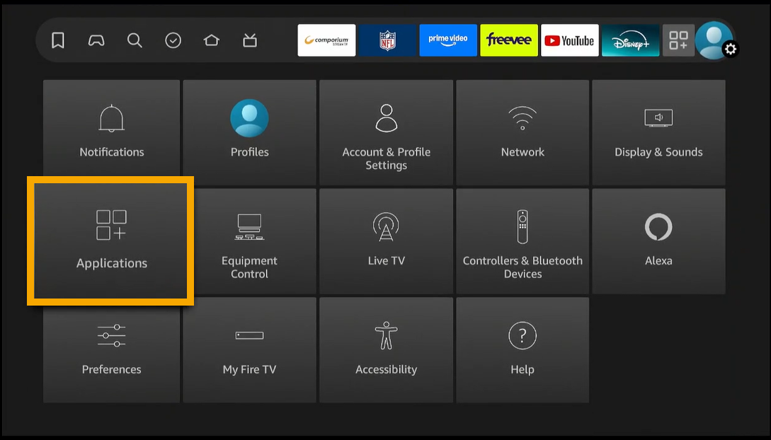 How do I close an App on the Firestick?
